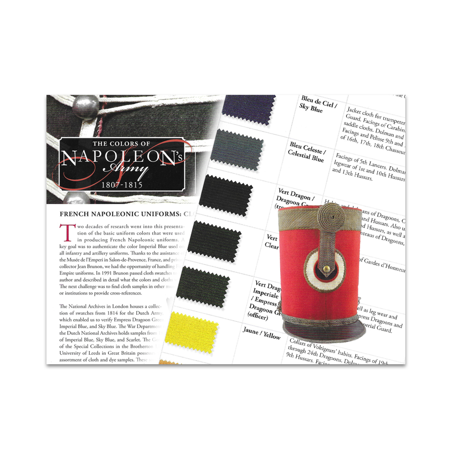 The Colors of Napoleon’s Army, 1807-1815 – Monroe Publications