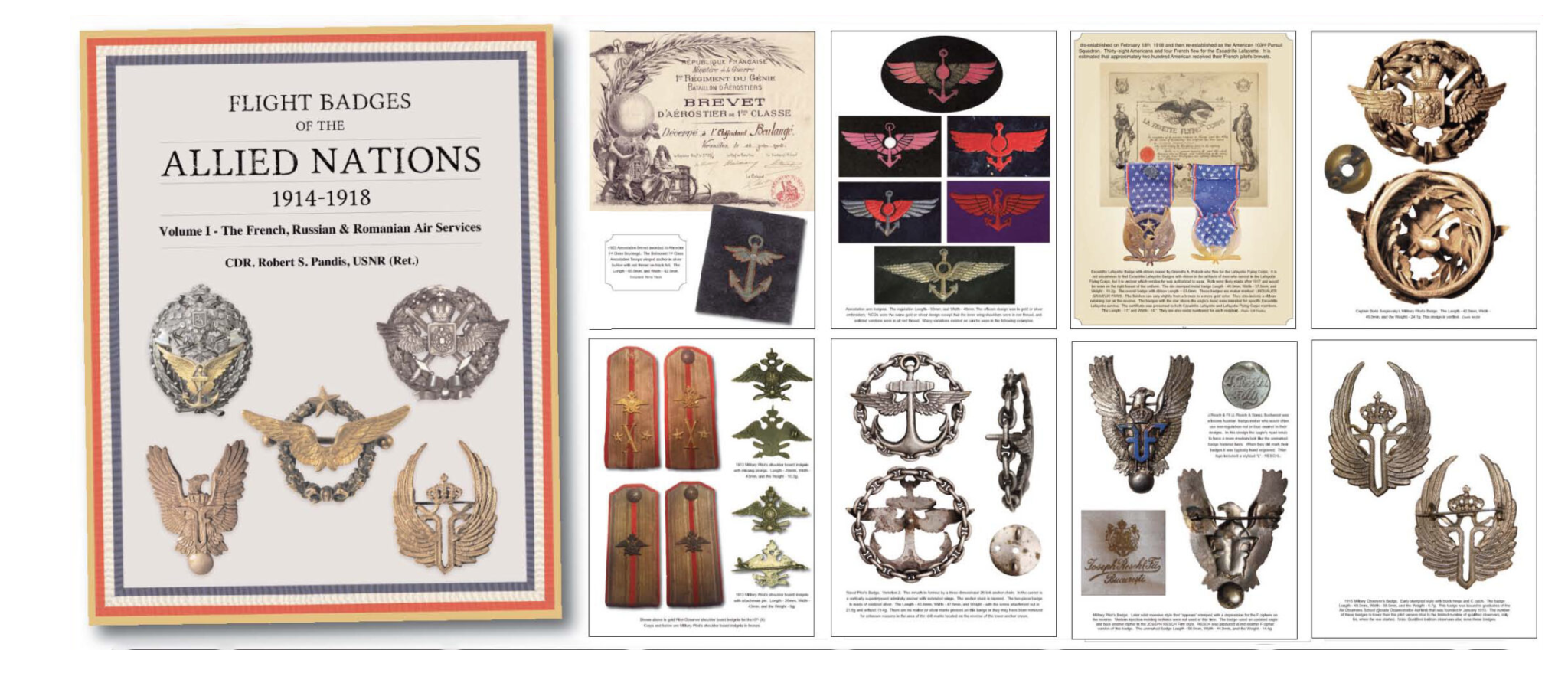 All Four Flight Badges Volumes, 1914-1918 – Monroe Publications