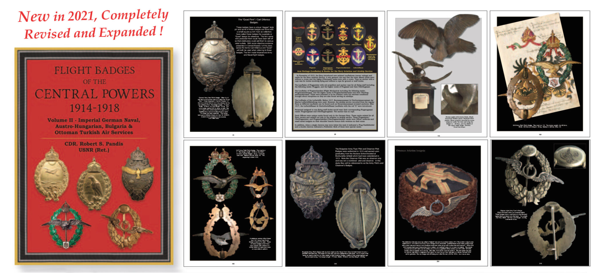 All Four Flight Badges Volumes, 1914-1918 – Monroe Publications
